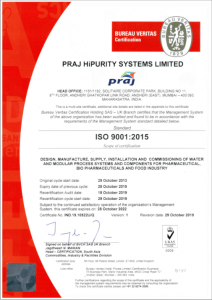 certificates | Praj HiPurity Systems Limited